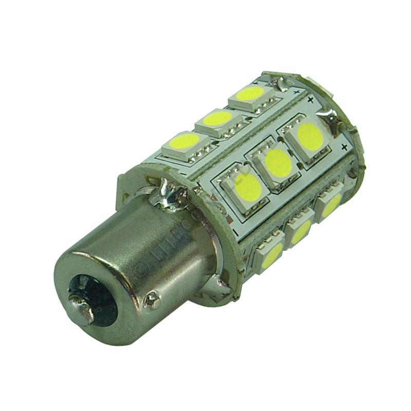 BA15S 24SMD 10-30V DC Tower 4.8W Cool White LED Bulb - litecone.co.uk