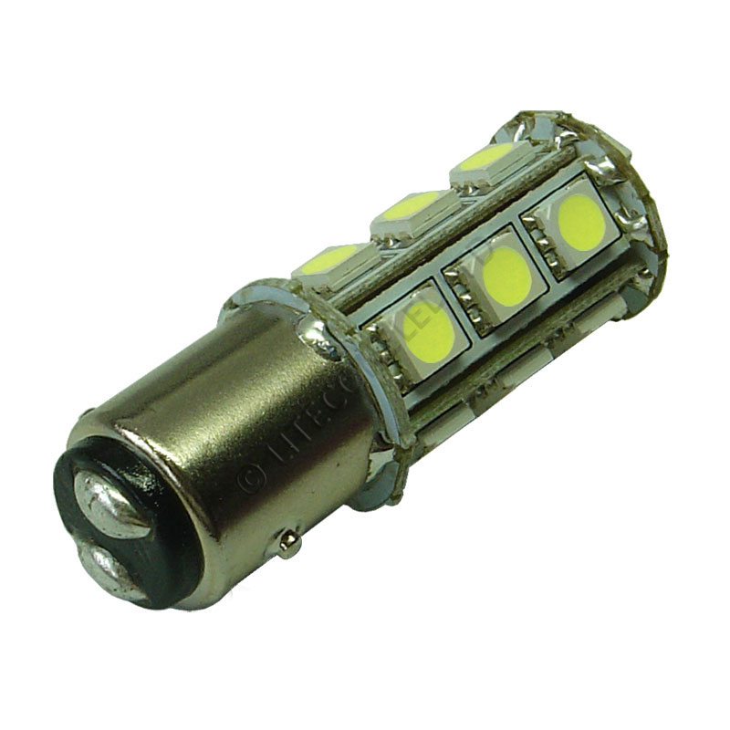 BAY15D 18SMD 10-30V DC Tower 3.6W Cool White LED Bulb - litecone.co.uk
