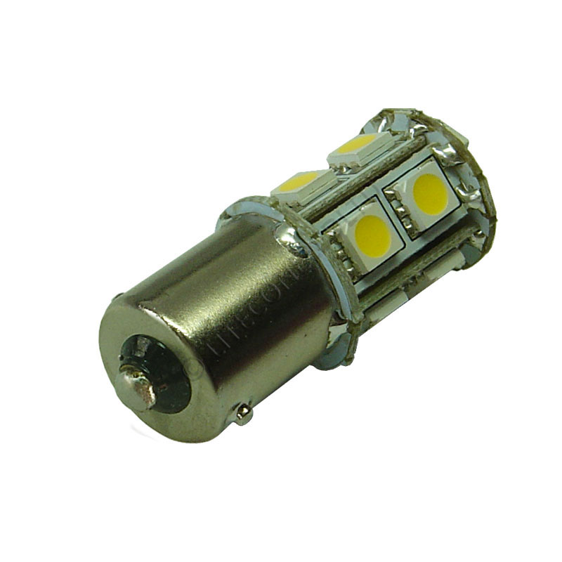 BA15S 13SMD 10-30V DC Tower 2.6W Warm White LED Bulb - litecone.co.uk