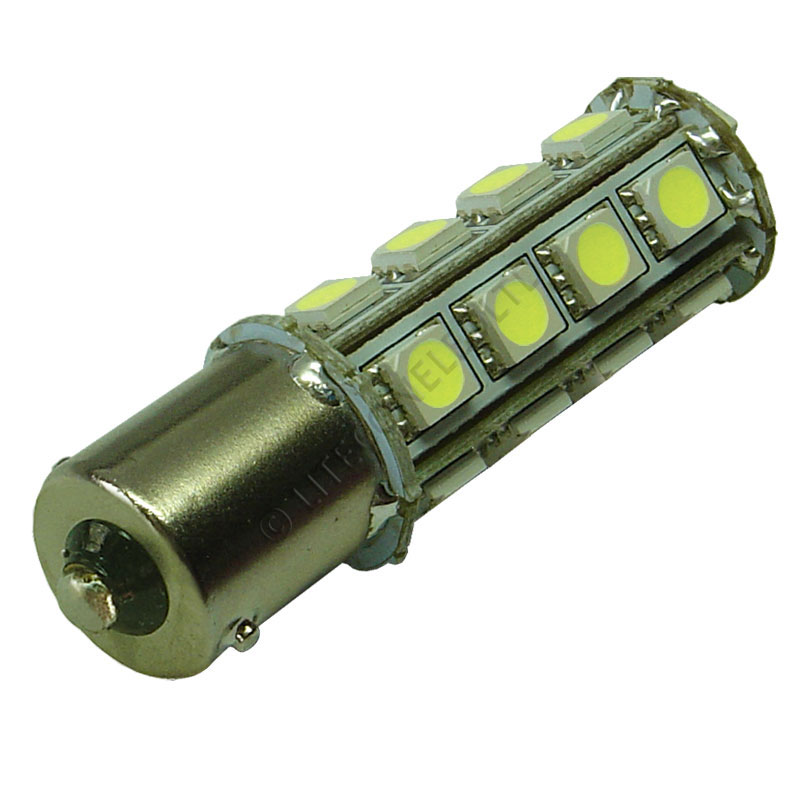 BA15S 23SMD 10-30V DC Tower 4.6W Cool White LED Bulb - litecone.co.uk