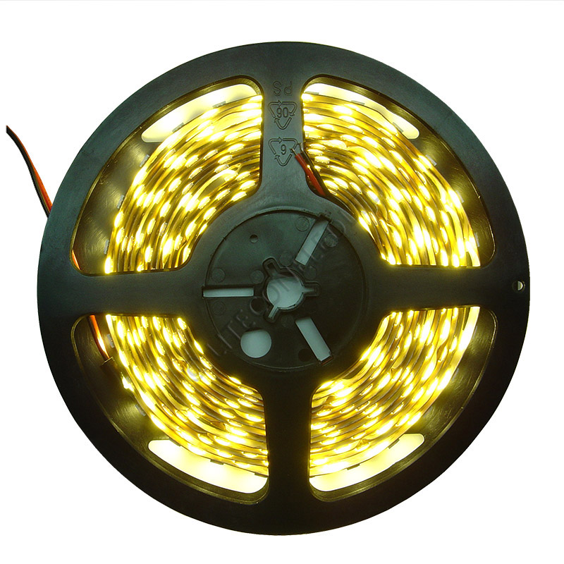 12V DC 4.8W / Metre 3528 IP20 Warm White LED Flex Strip - litecone.co.uk
