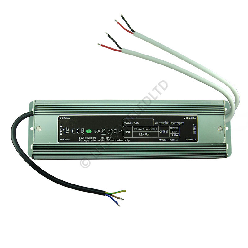 24V DC 200W (8.33A) Constant Voltage LED Driver - litecone.co.uk